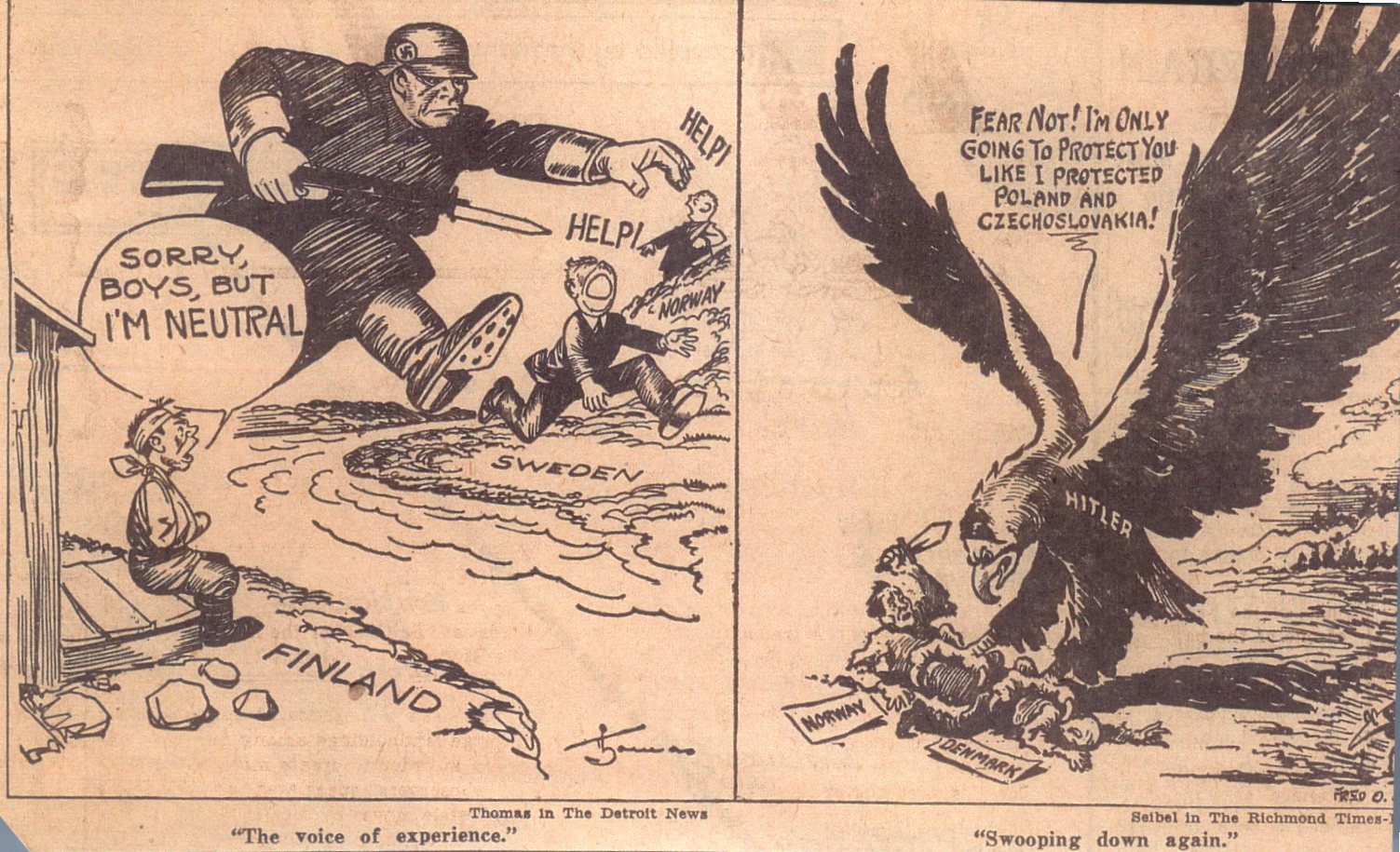1941-1945. Wartime Political Cartoons