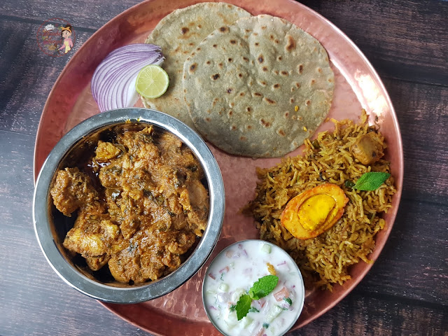 Chicken Thali: Gatari Amavasya Special | How to Make Chicken Thali ...