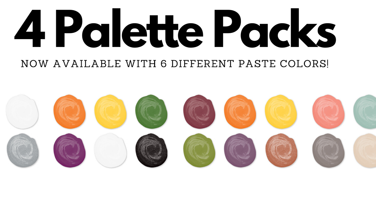 Sara Nicole Designs: New Chalk Couture Paste Pallet Packets!