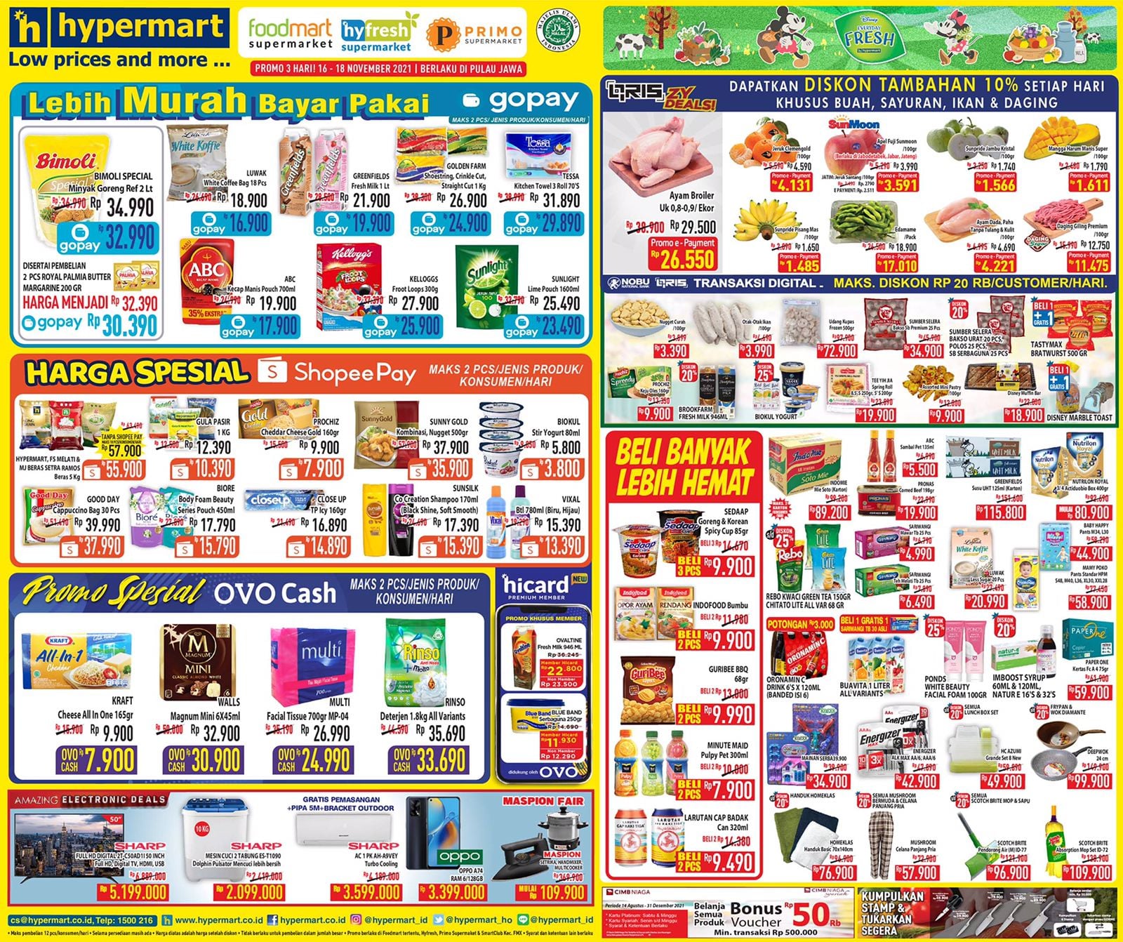Promo HYPERMART Awal Pekan 16 - 18 November 2021 • SoPasti.Com