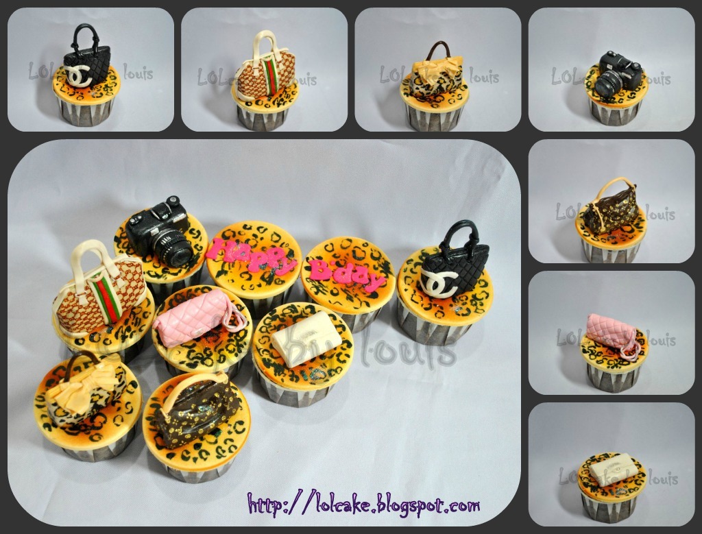 LOLcake: Mini Handbag Cupcakes