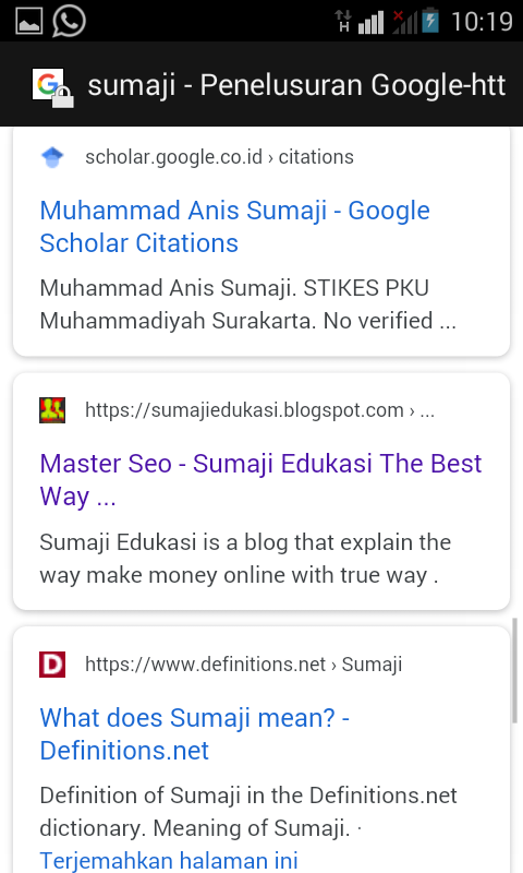 Master Seo - Sumaji Edukasi The Best Way make money Online, page one ...