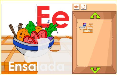 Jugando y aprendiendo juntos: Aprendo a leer y a escribir. La E