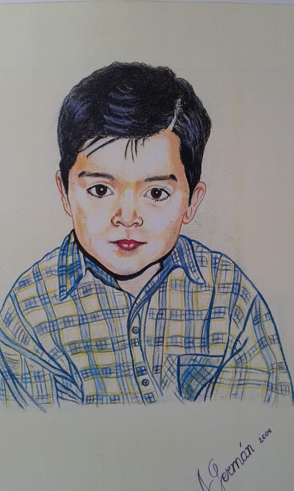 ANDRÉS GERMÁN MÁXIMO. RETRATOS Y VIÑETAS.