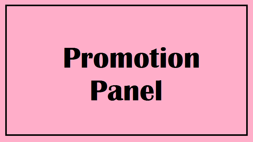 Promotion Panel - TRB TNPSC