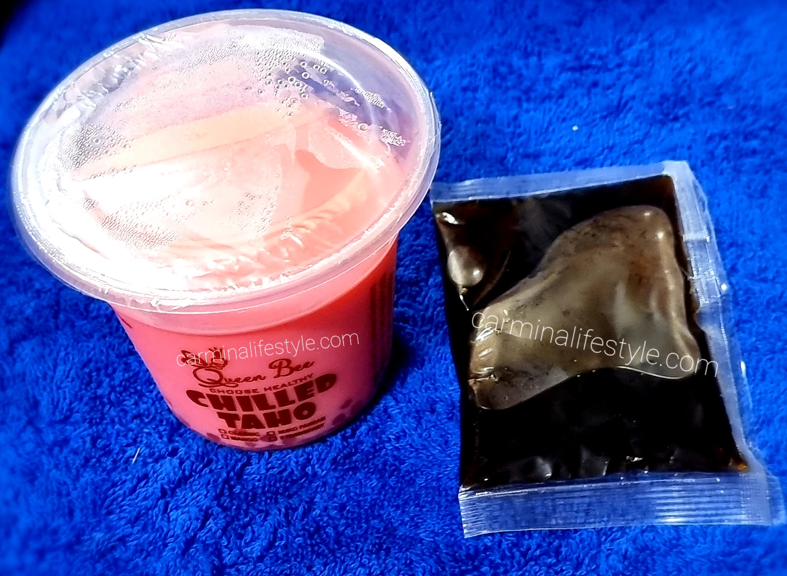 Chilled Classic Taho and Chilled Taho Strawberry from Queen Bee