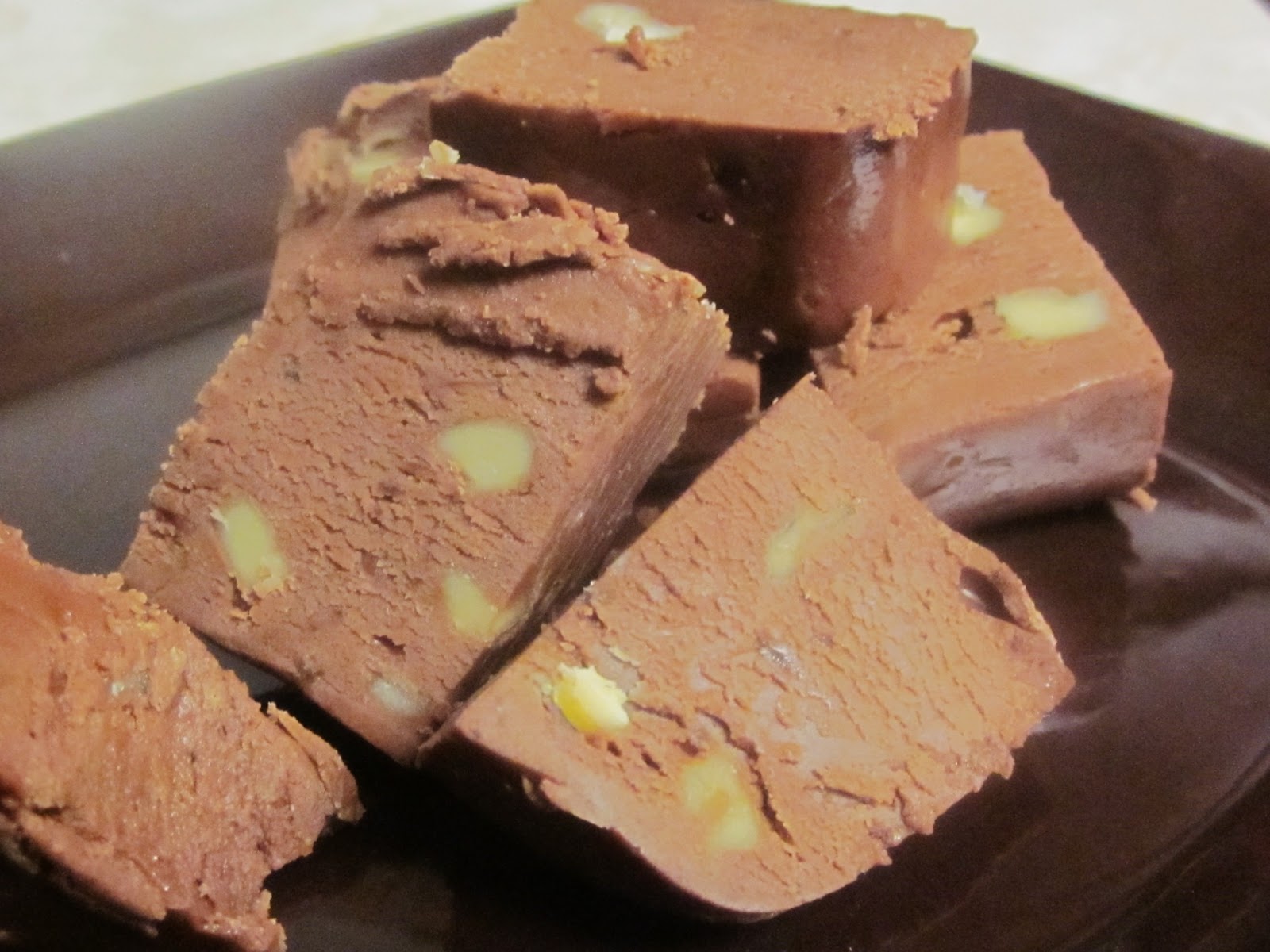 Chef Tess Bakeresse: No-cook Pinto Bean Fudge