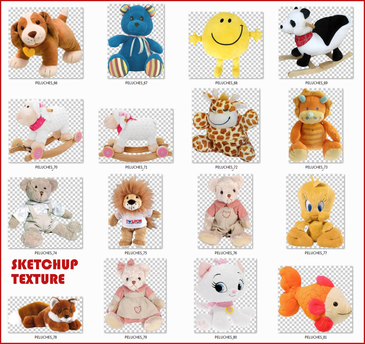 Peluches Cutting Out Collection - Great Architecture