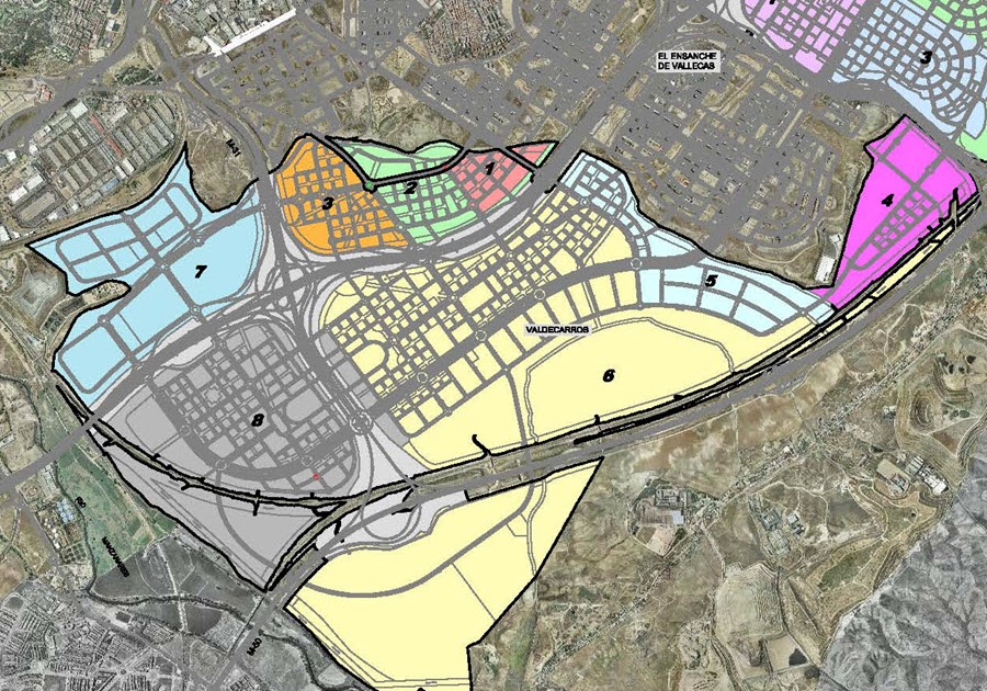 El proyecto de urbanización de Valdecarros, ya en obras, que data de ...