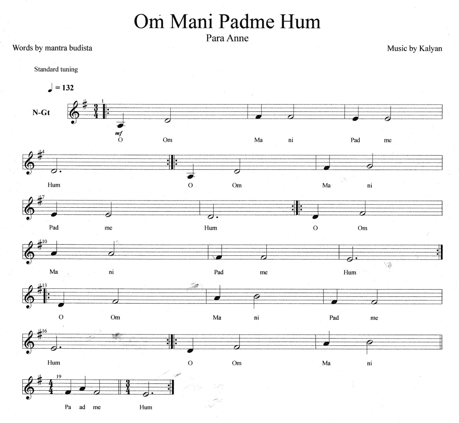 CANTOS CÓSMICOS: Om Mani Padme Hum