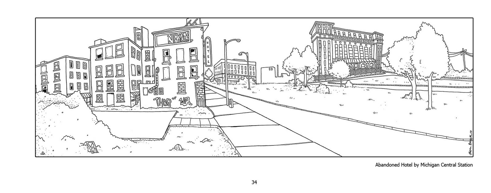 Drawing Detroit Posters