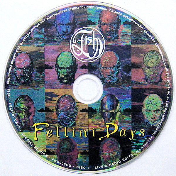 Lo Tuyo No Es Una Desgracia Recargado: Fish - Fellini Days (2016 ...