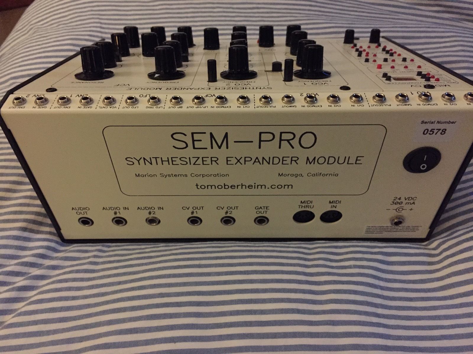 MATRIXSYNTH: Tom Oberheim SEM Pro Analog Synth SN 0578