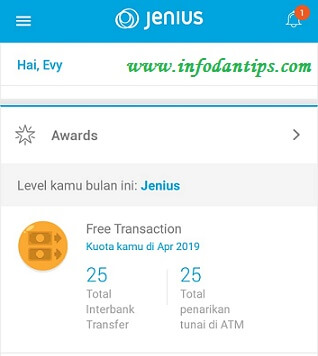 Jenius! Akhirnya Mendapatkan Gratis 25 Kali Transfer dan Tarik Tunai di ...