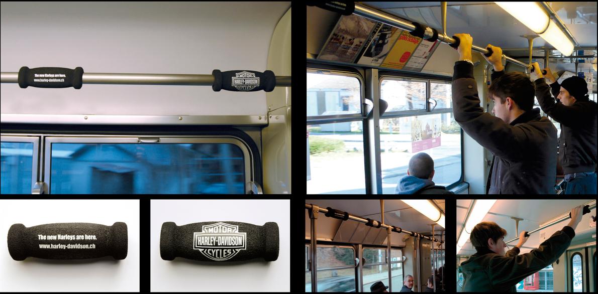 Simply Creative: Creative Subway & Bus Handle Advertisement