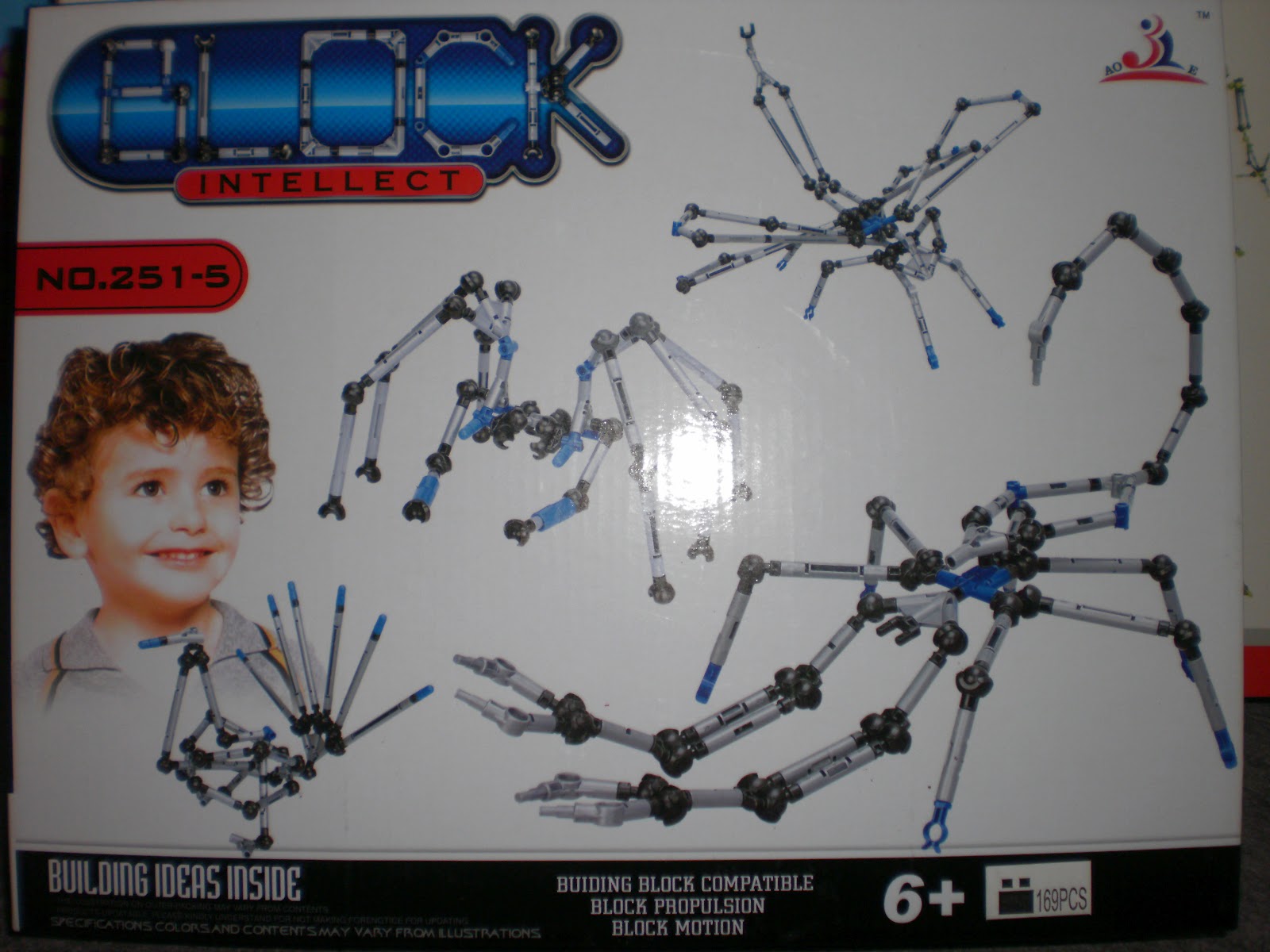 RZ Toys Collection: Block Intellect (169 pcs) - Suitable for Children ...