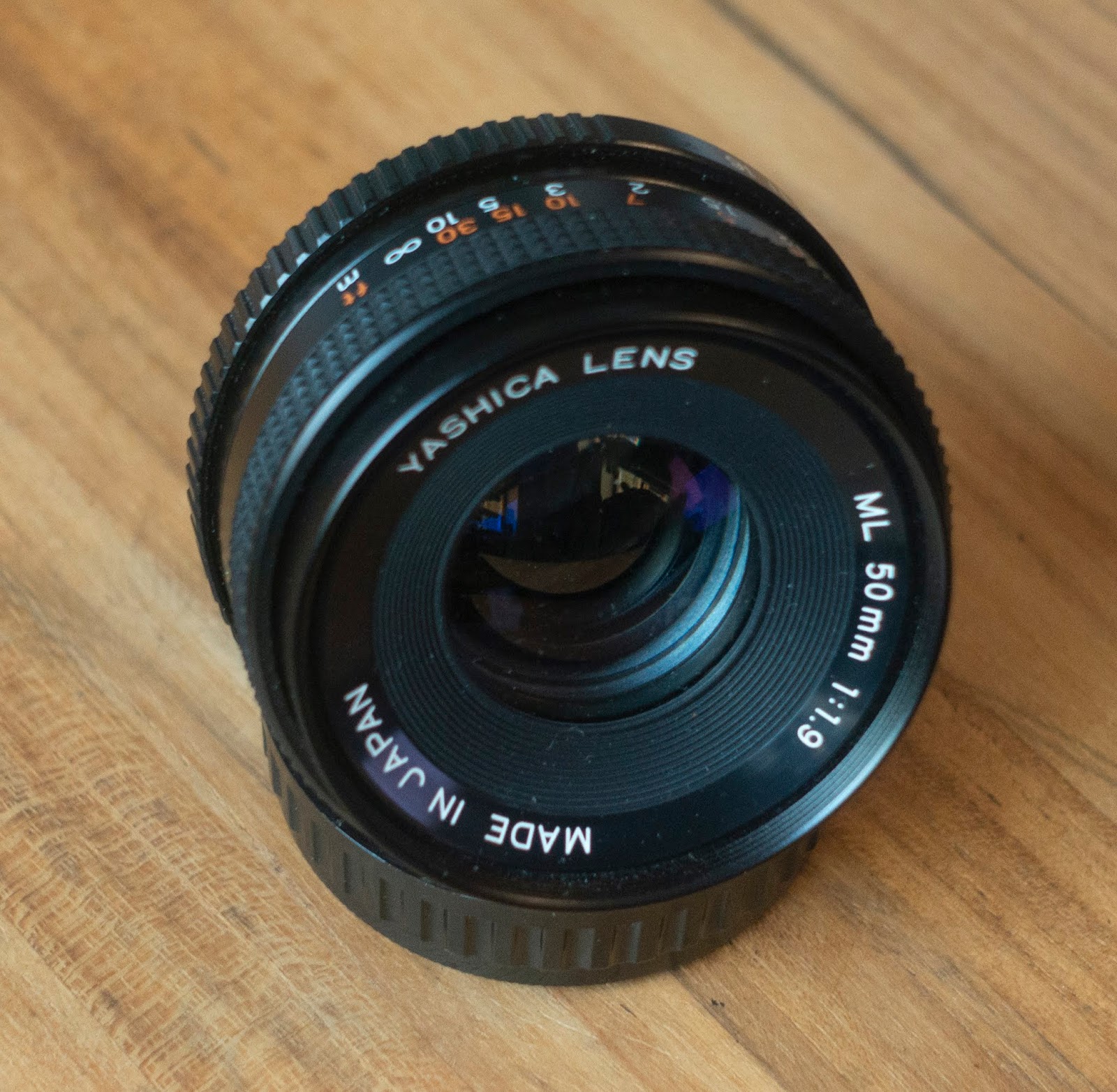 Playing With Lenses: A basic lens: Yashica Lens ML 50mm 1:1.9
