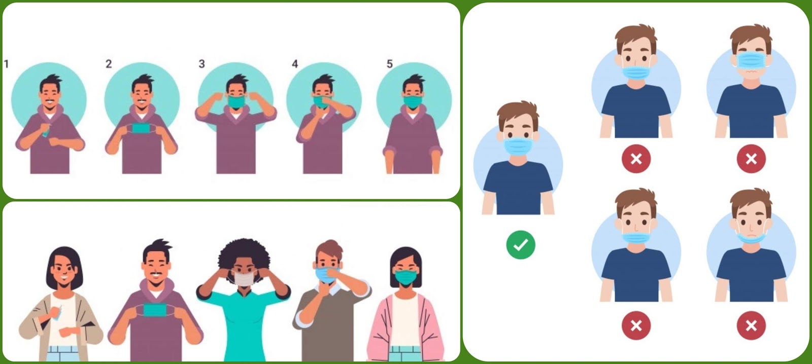 Ulis du collège Anatole France: Comment bien porter un masque