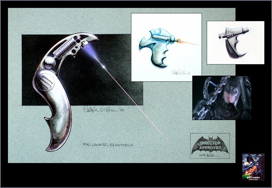 BATMAN FOREVER Weapons Concept Art by Chrisopher Ross « Film Sketchr