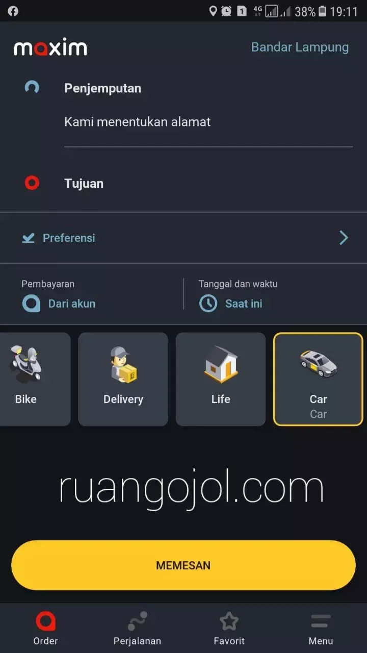 Cara Pembayaran Non Tunai Maxim Customer Terbaru | Mudah dan Cepat!