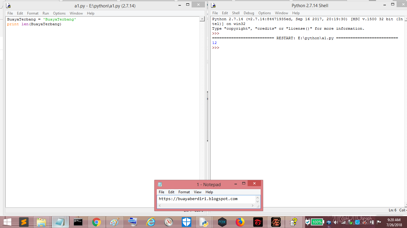 5.Belajar Bersama Python | len Python