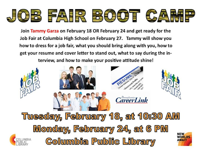 Job Fair Boot Camp at the Library Feb. 18 and 24 – Columbia Spy