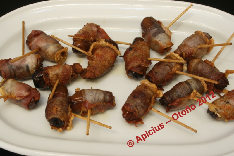 Dátiles con bacon y Champiñones rellenos | La Cocina Paso a Paso