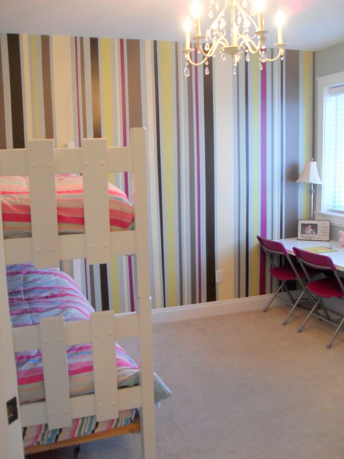 Home is Where my Heart is: Feature Wall - Painted Stripes!