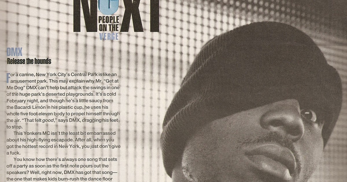 Hip-Hop Nostalgia: DMX "Next" Feature In Vibe Magazine (1998)
