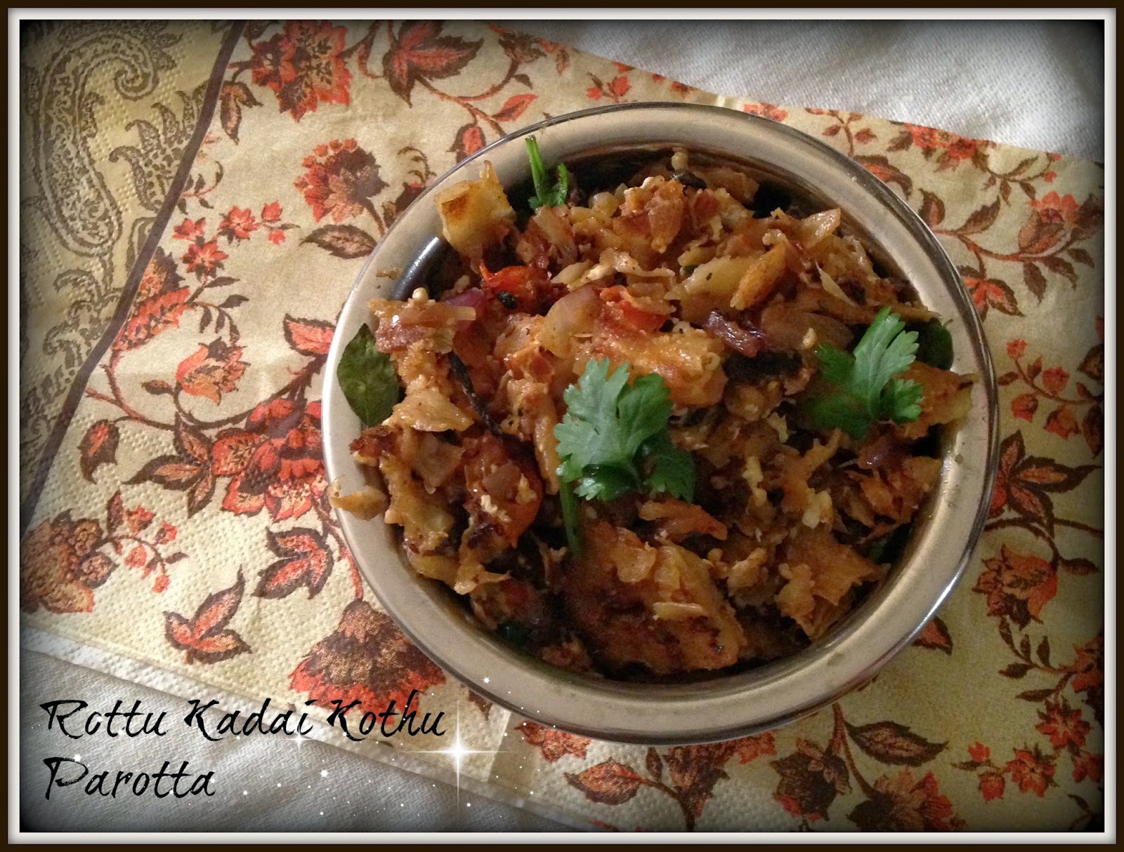 Rottu Kadai Kothu Parotta / Street Food Style Scrambled Parotta ...