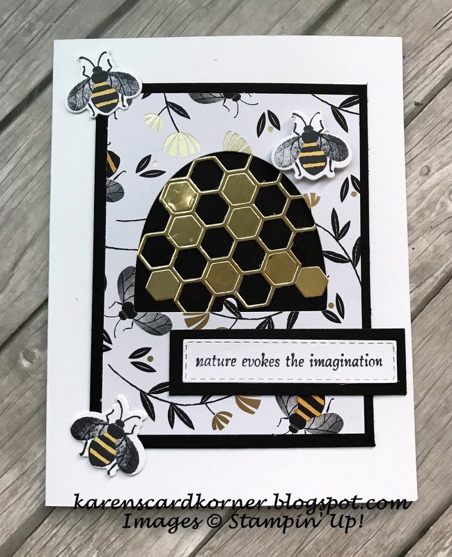 karenscardkorner: Stampin' Up! Honey Bee Card