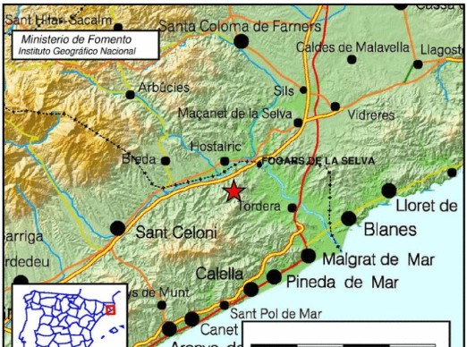 La Natura a la Baixa Tordera: Un terratrèmol de magnitud 2,5 amb ...