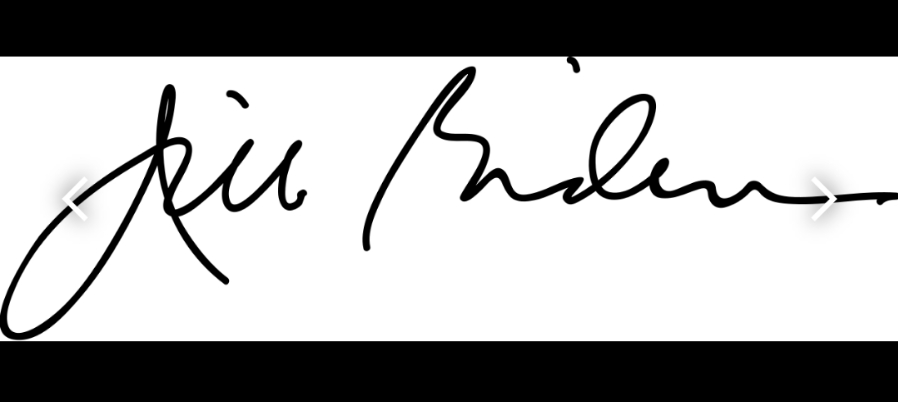 Jill Biden Signature : Photo of Jill Biden Signature