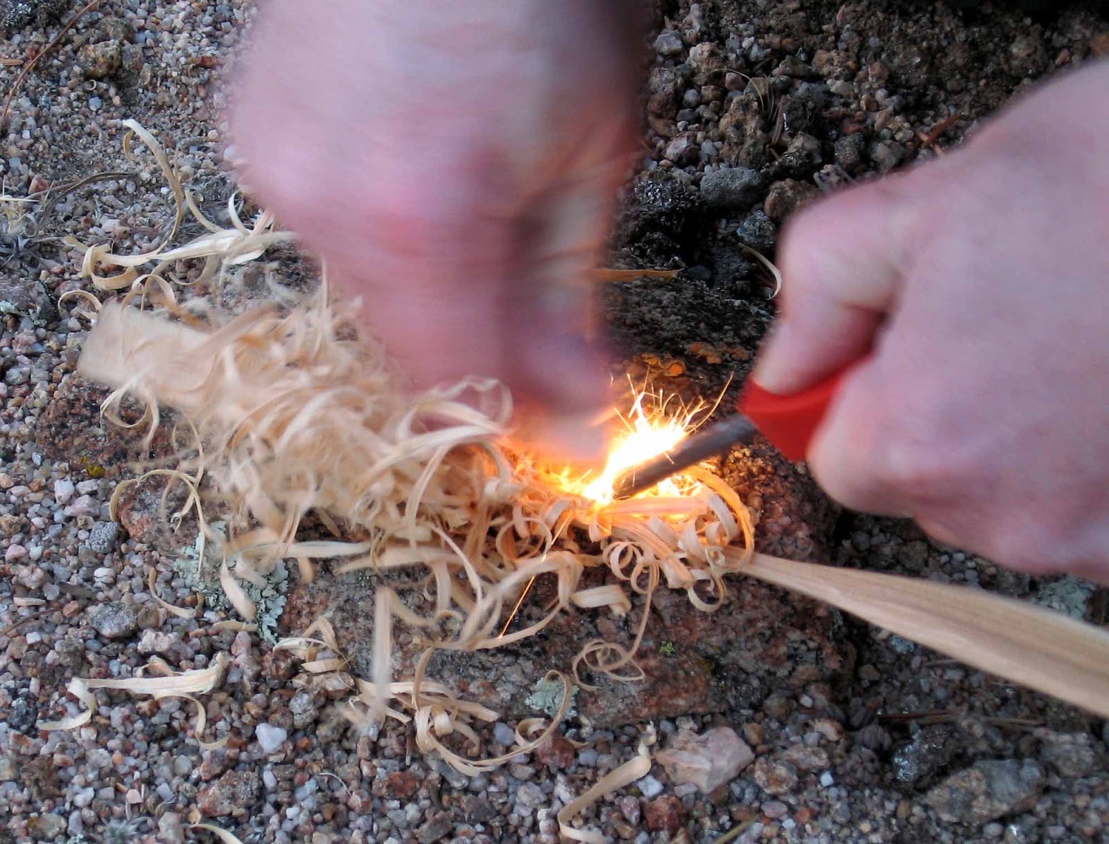 Rocky Mountain Bushcraft: Wilderness Survival: Use a sharp rock, broken ...