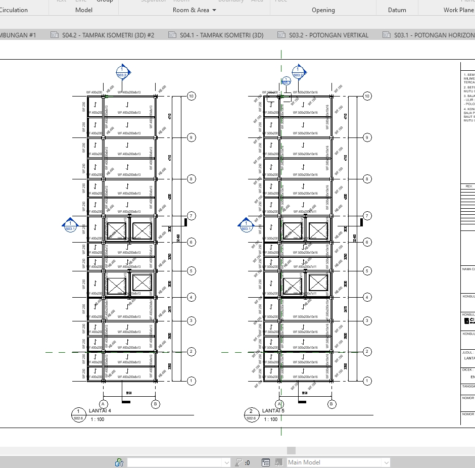 Revit Project - Office CPI | Walidin - Revit Projects