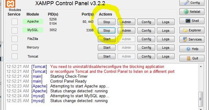 Sifat Shishir's Blog: MySQL XAMPP Connection for Java jdbc Program