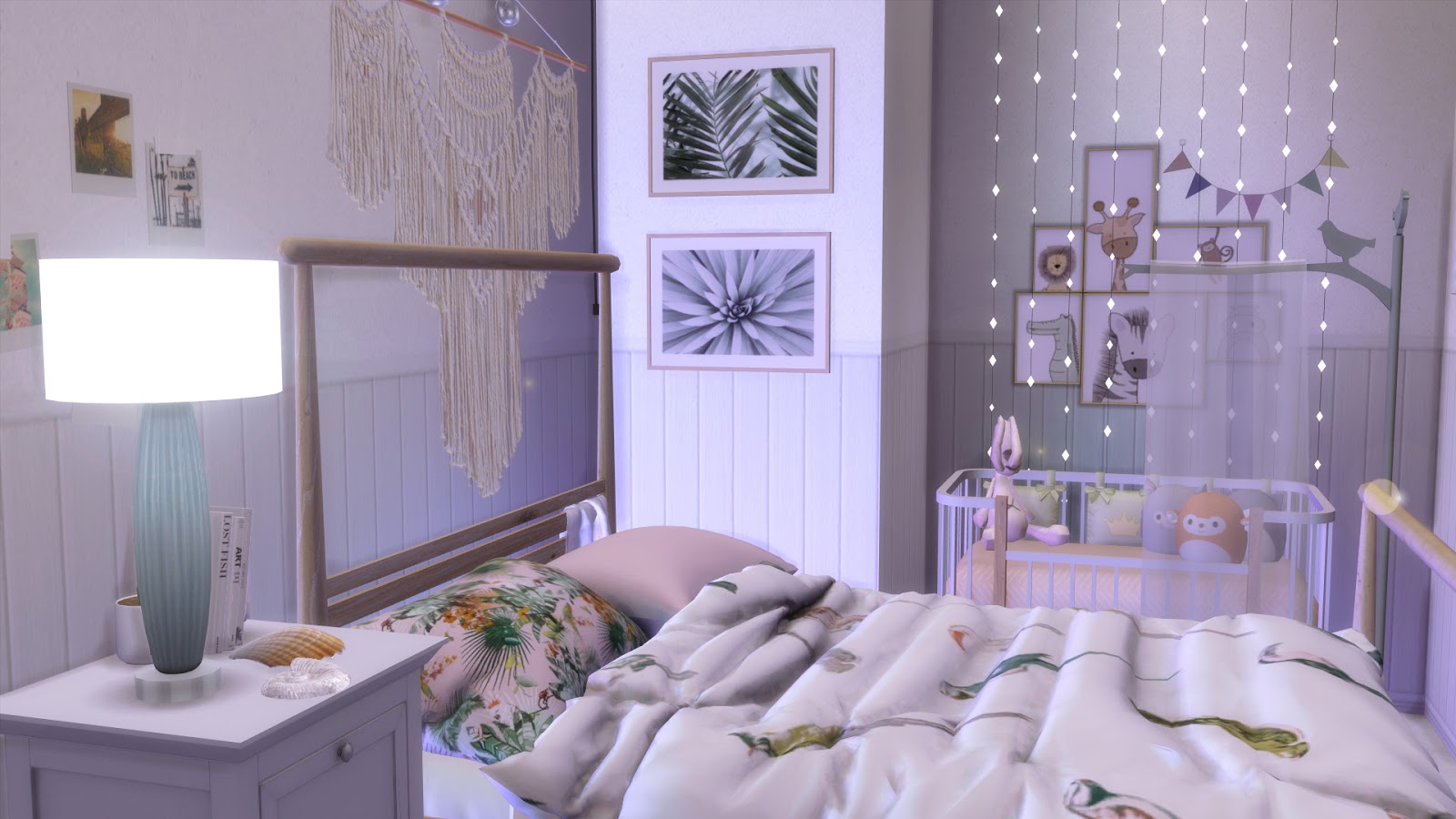 SIMS 4 | SURF STYLE DECOR | BEACH HOUSE | CASA DE PRAIA | DL + CC ...