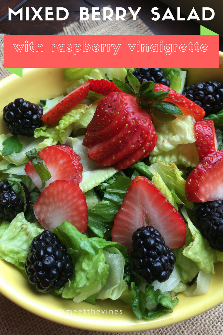 Mixed Berry Salad with Raspberry Vinaigrette Recipe - melsaywhat