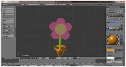 welcome: Membuat Bunga 3D Dengan Blender