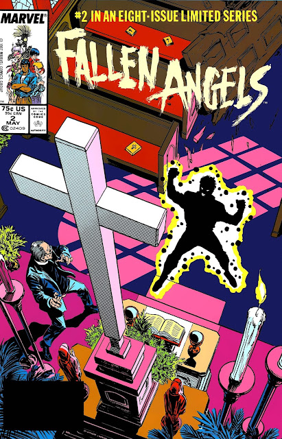 Marvel Comics of the 1980s: 1987-1988 - Fallen Angels #1-8 covers