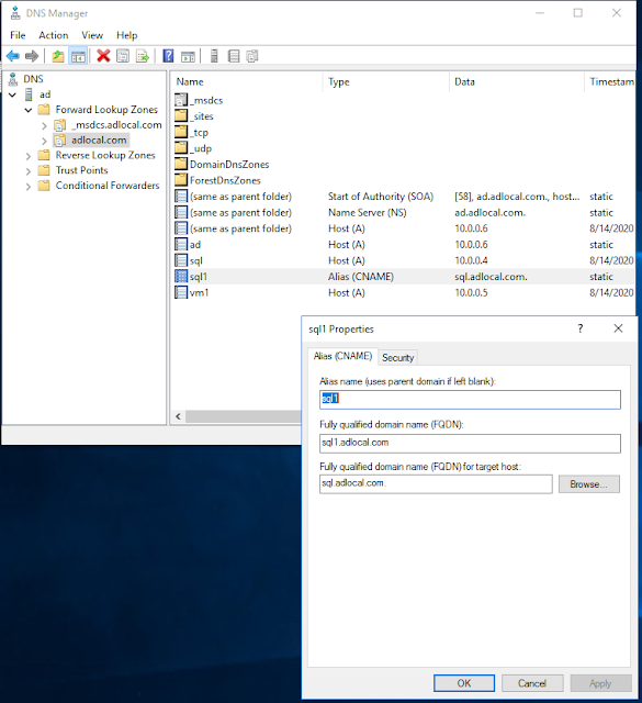 SQL Server のCNAMEでの接続-30代後半で転職したSEのブログ