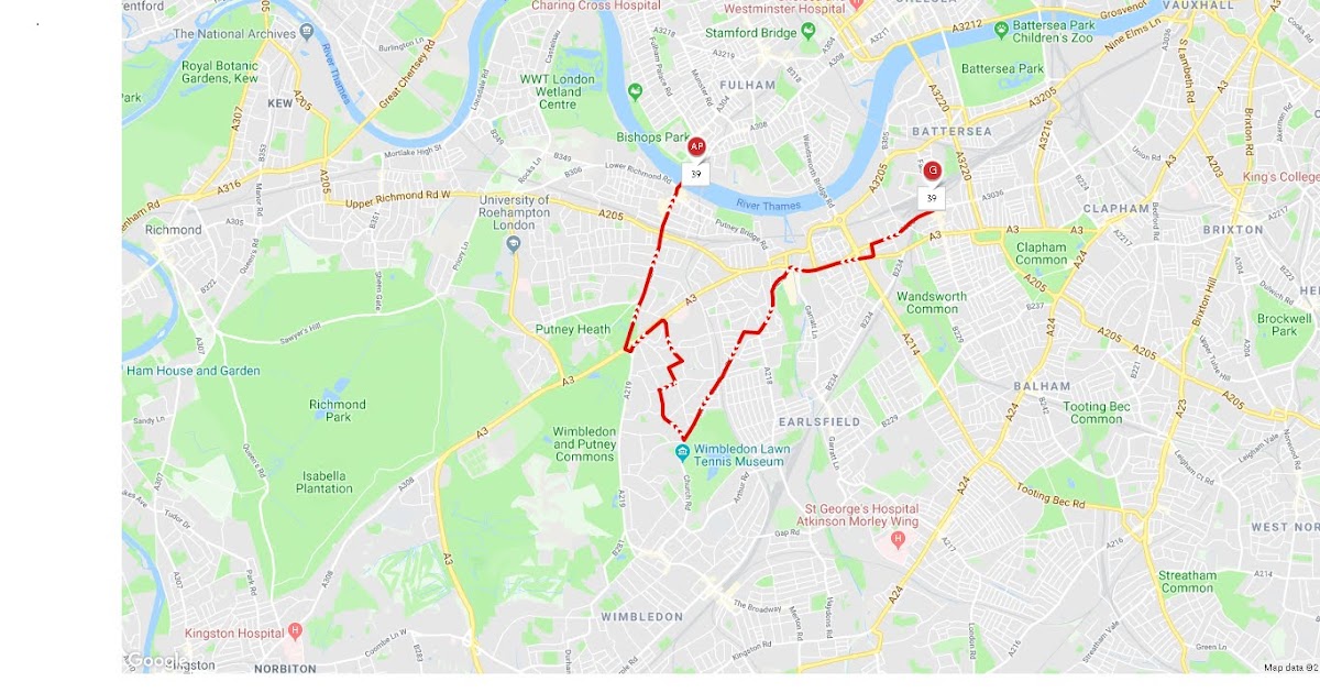 London buses one bus at a time: the return: The NUMBER 39 Route