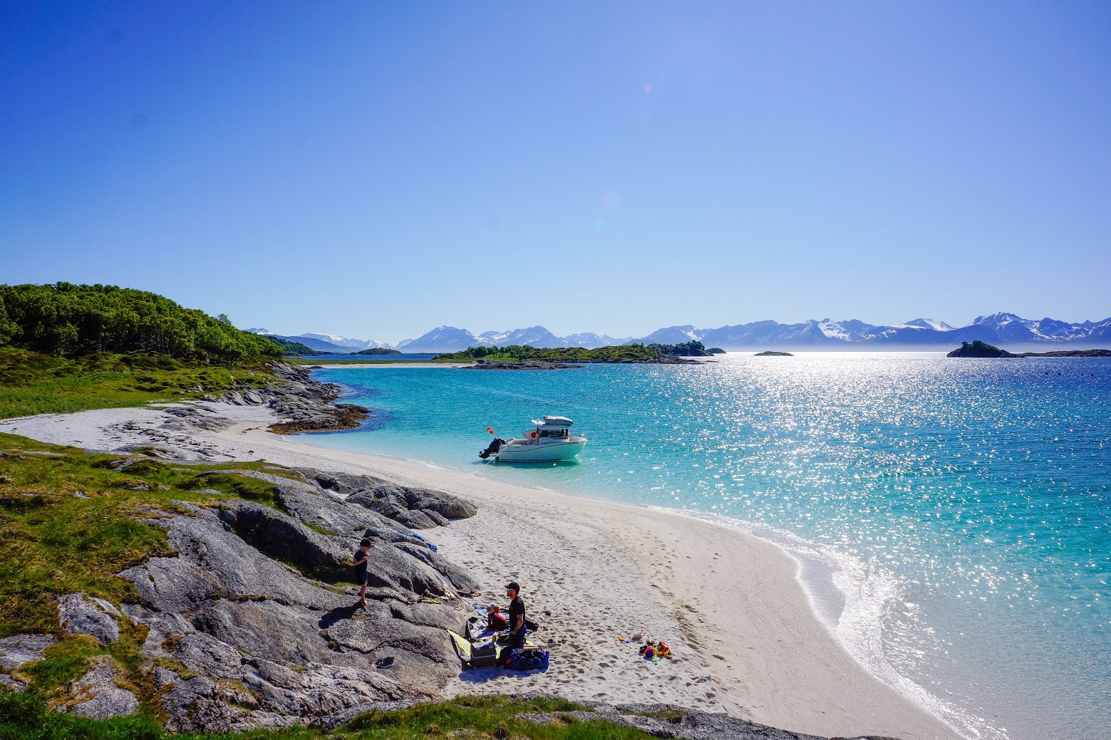 Hvite strender i Nord-Norge