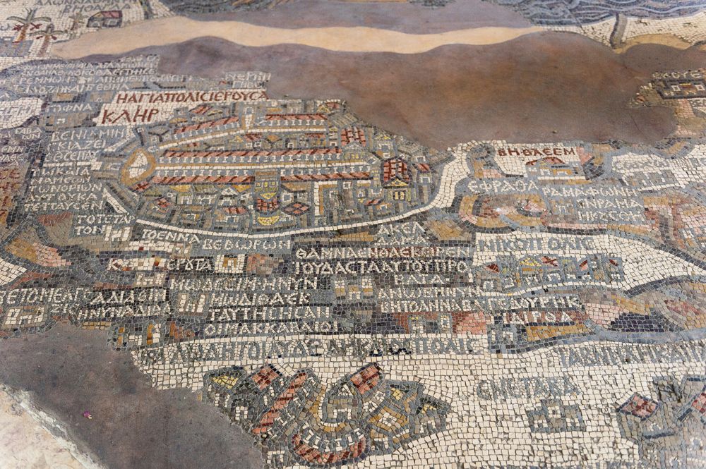 The Madaba Mosaic Map | Amusing Planet