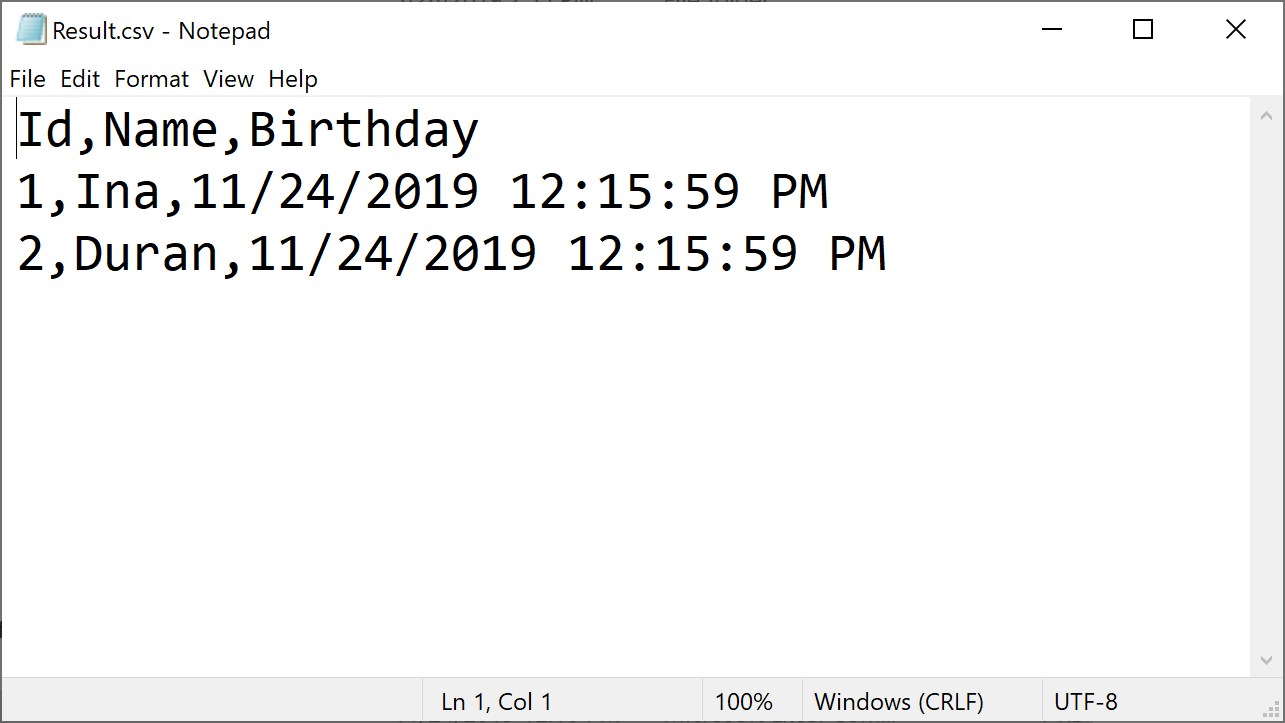 C Net Core Csvhelper 透過 C 讀寫 Csv 檔案