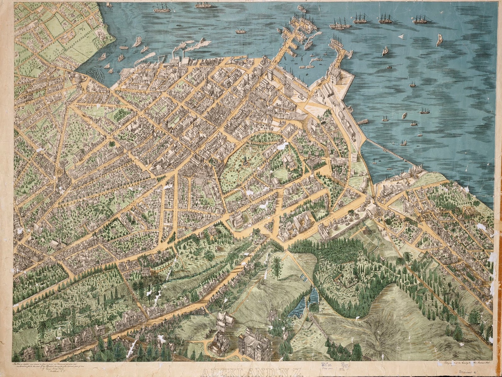 Auckland Map 1900