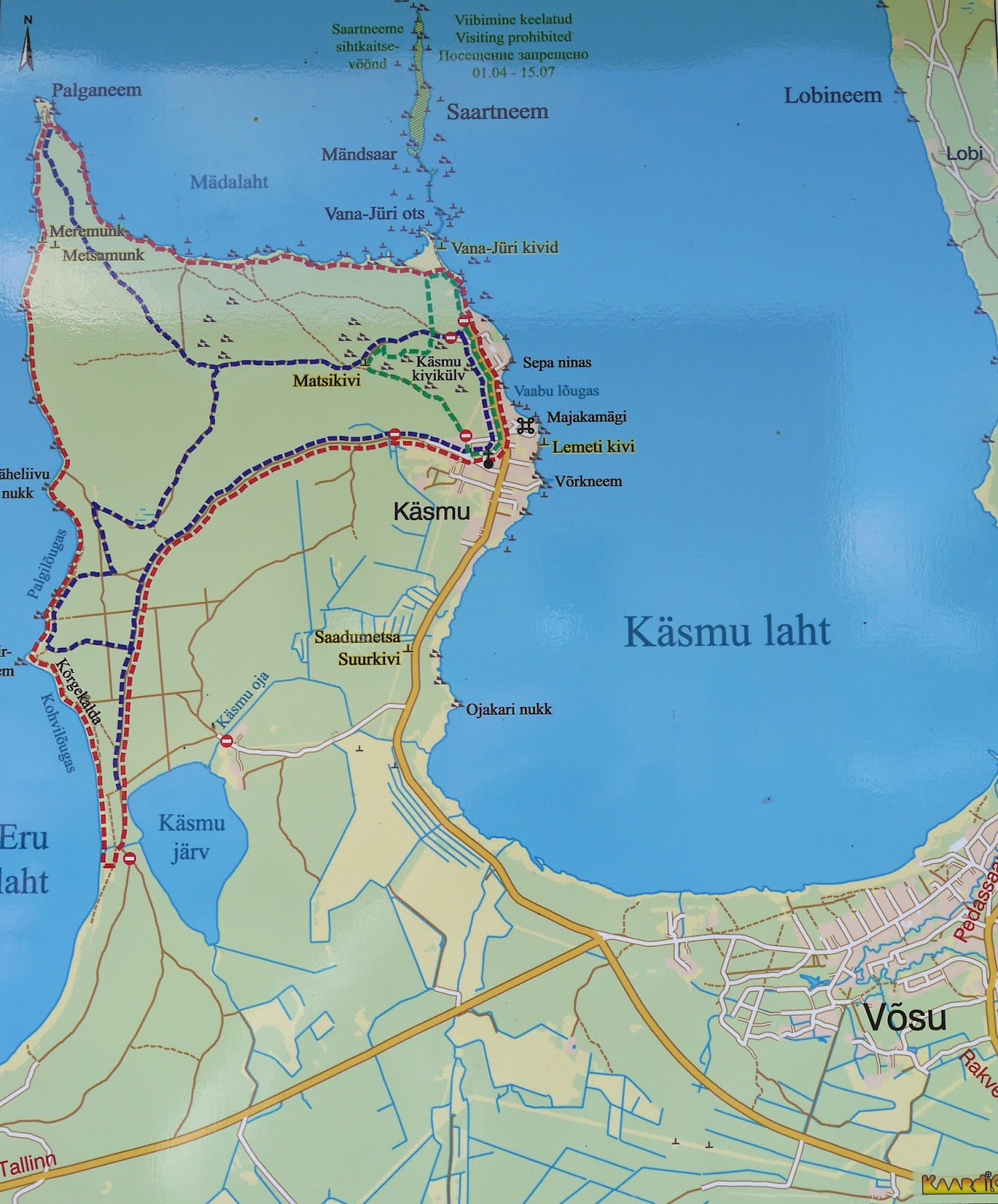 Walking in the country: Käsmu