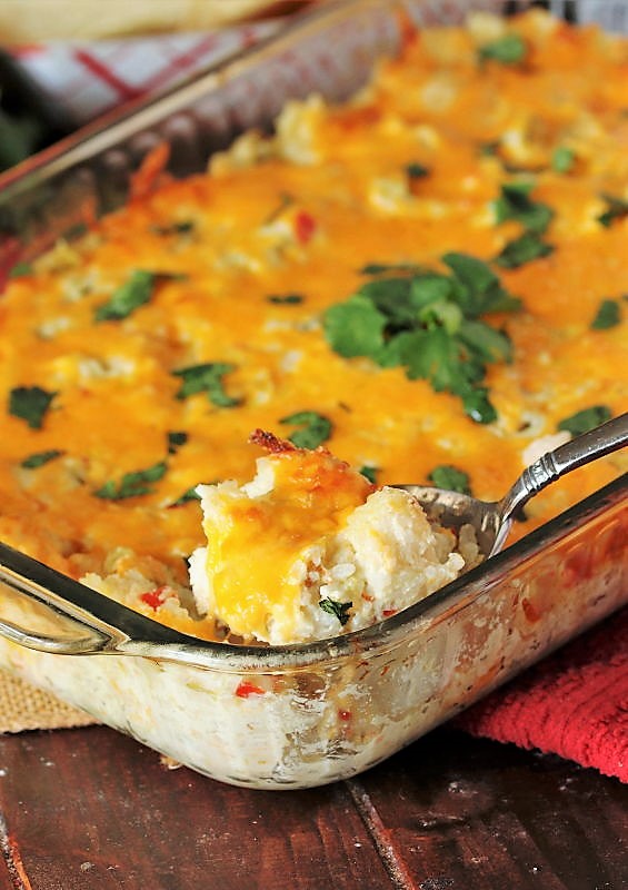 Cheesy Sour Cream Rice | The Kitchen is My Playground