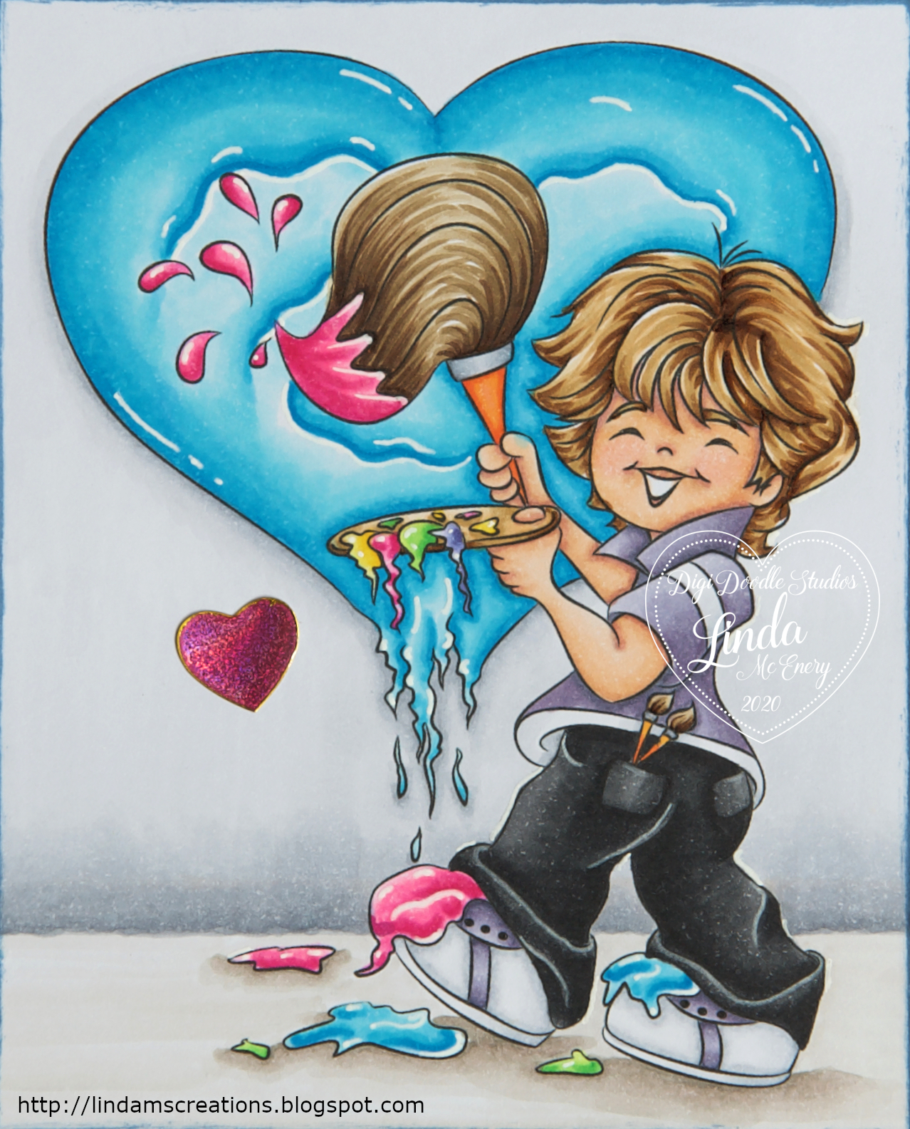 Linda's Creations: DIGI DOODLE STUDIOS MICHAEL'S MASTERPIECE