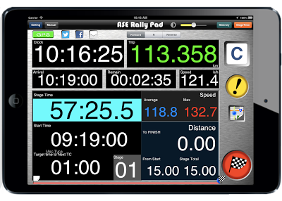 ASE Rally Monitor: The new app for iPad was released!